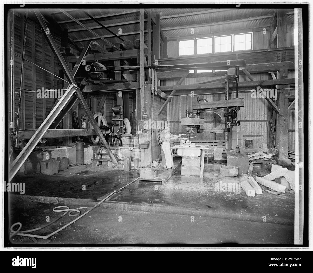 Stone industrial Black and White Stock Photos & Images - Alamy