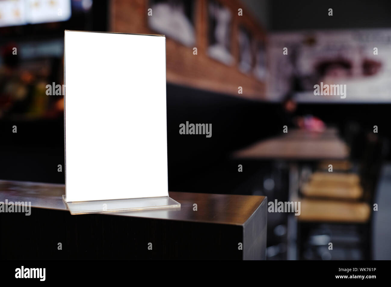 Empty Menu High Resolution Stock Photography and Images - Alamy