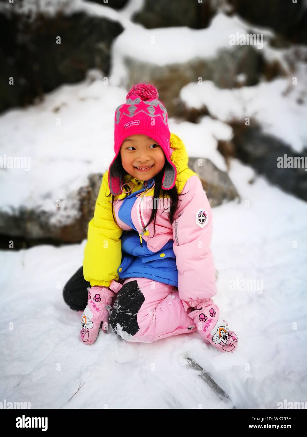 Covered in snow cute hi-res stock photography and images - Alamy