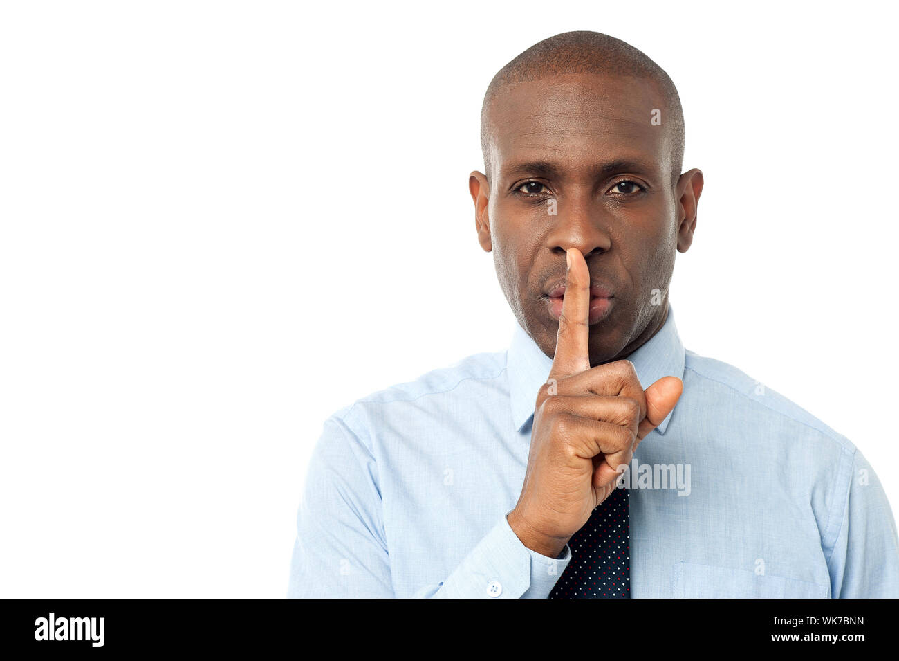 Finger on lips middle aged hi-res stock photography and images - Alamy