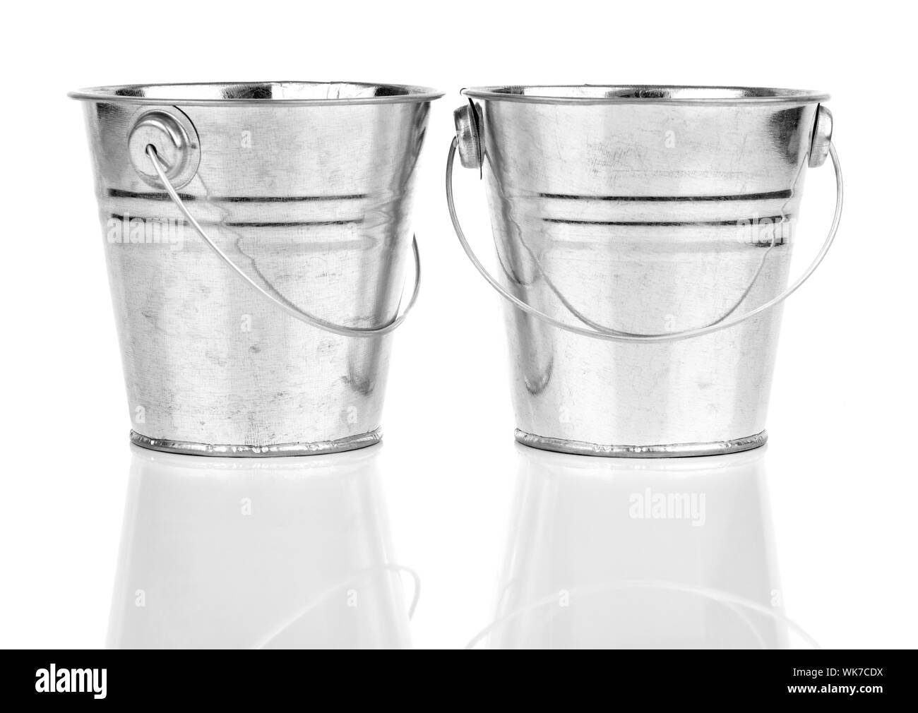 small bucket, on white background Stock Photo - Alamy
