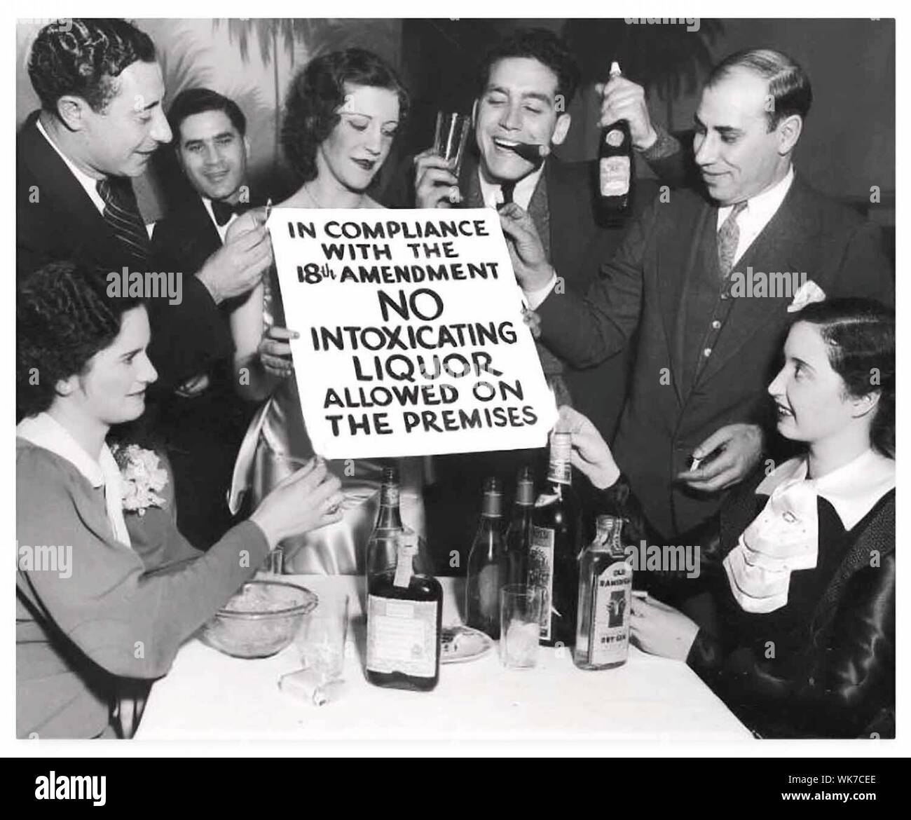 Prohibition times in America in the 30s Stock Photo - Alamy
