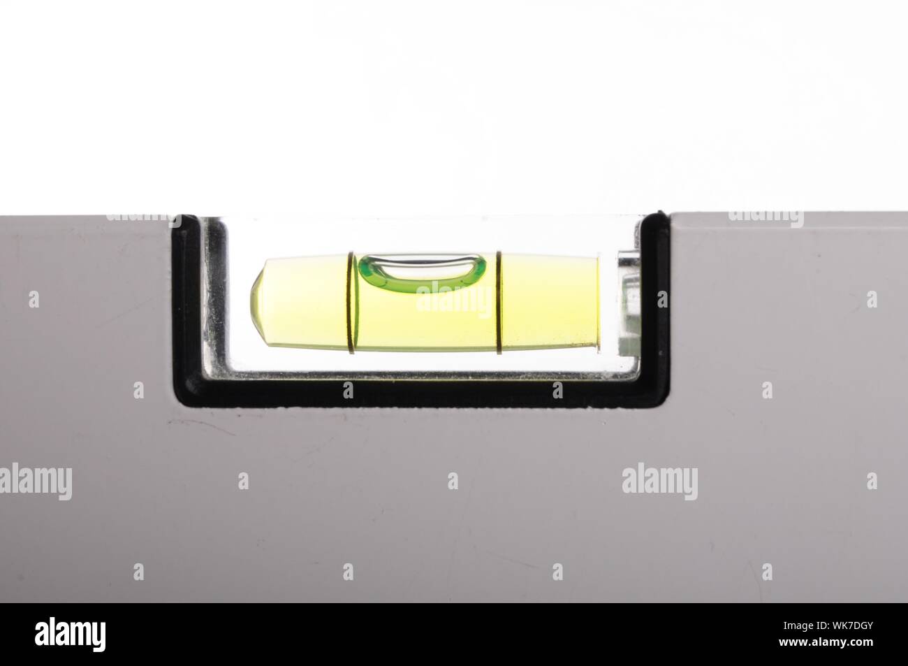 level bubble showing measurement or construction concept Stock Photo ...