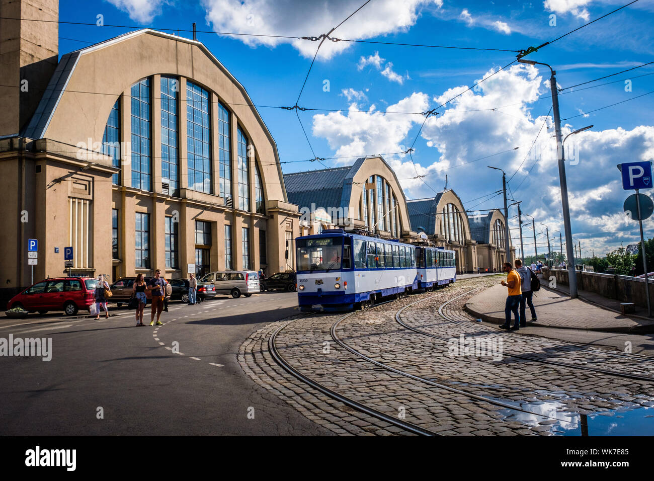Riga tram transport hi-res stock photography and images - Alamy