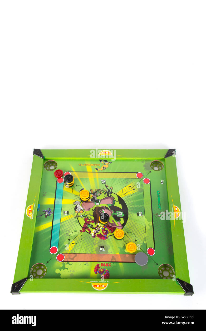 Carom board game Cut Out Stock Images & Pictures - Alamy