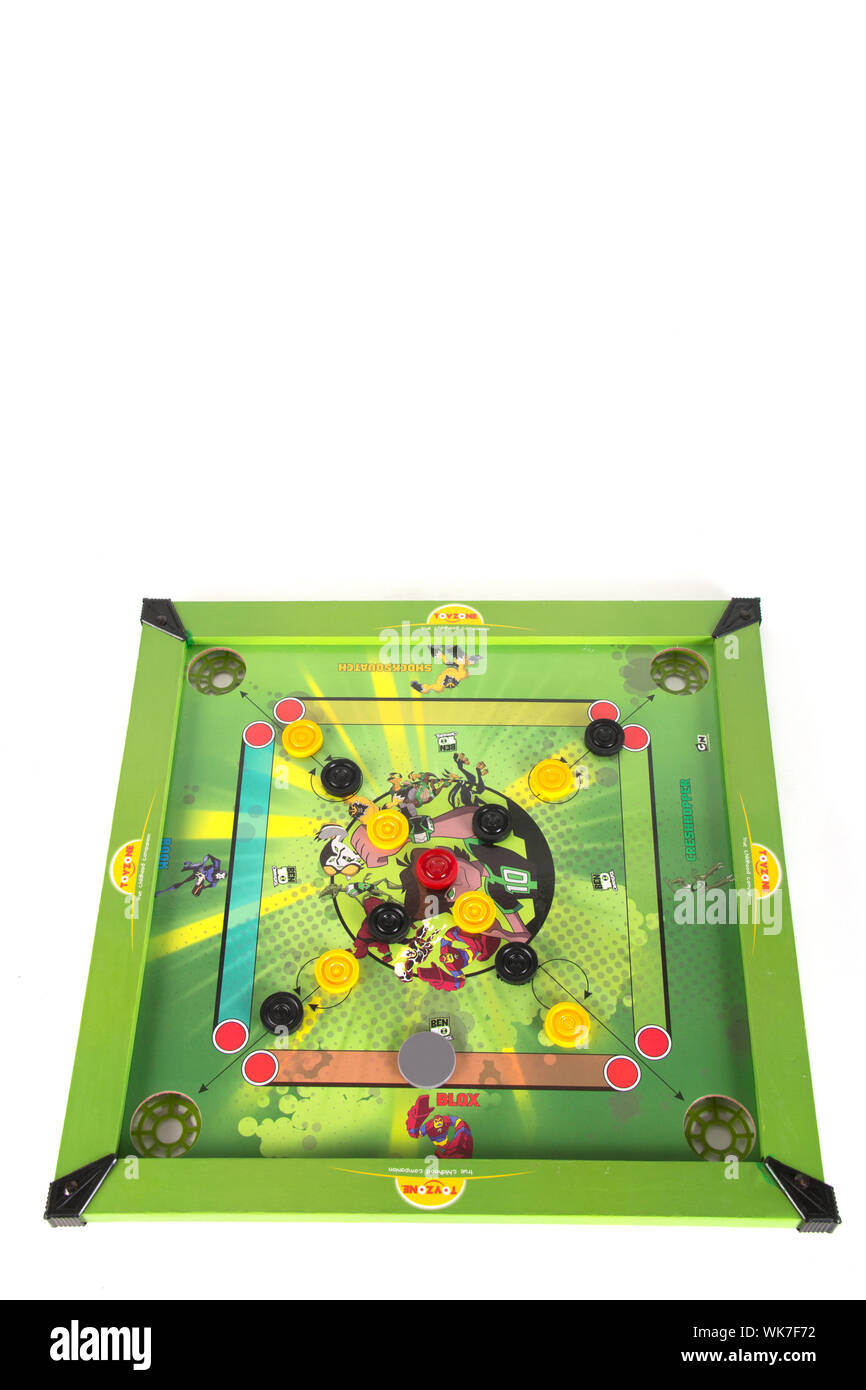 Carom board game Cut Out Stock Images & Pictures - Alamy