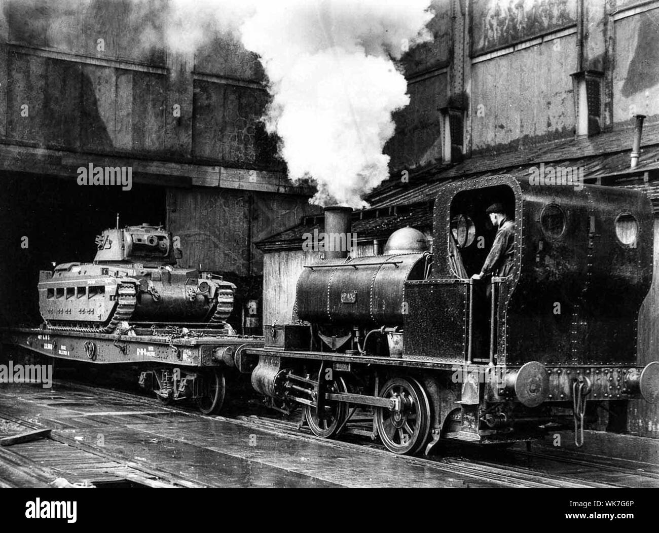 Tank factory during world war Stock Photo - Alamy