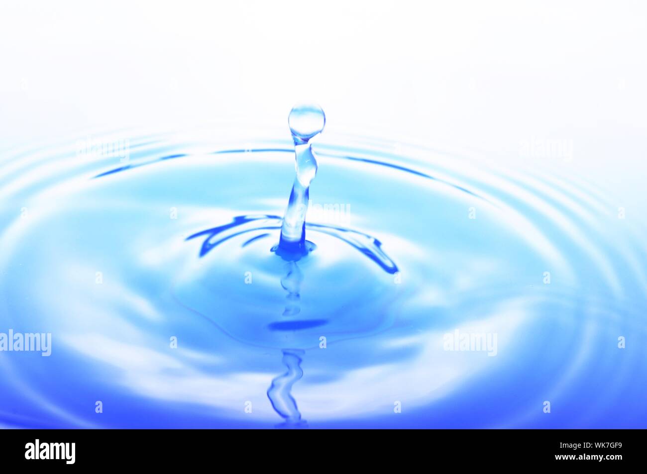 water drop showing rain spa or zen concept Stock Photo - Alamy