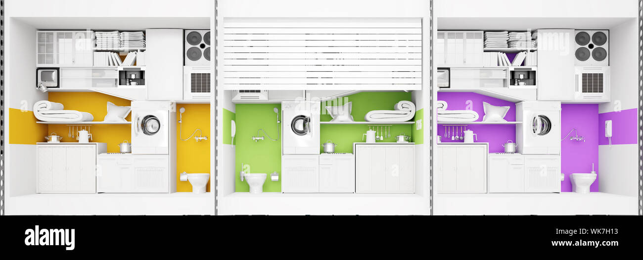 concept of an residential apartment building structure Stock Photo - Alamy