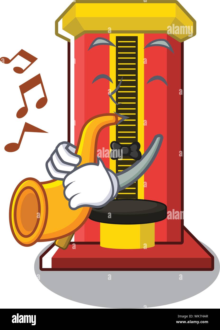 High striker carnival game Stock Vector Images - Alamy