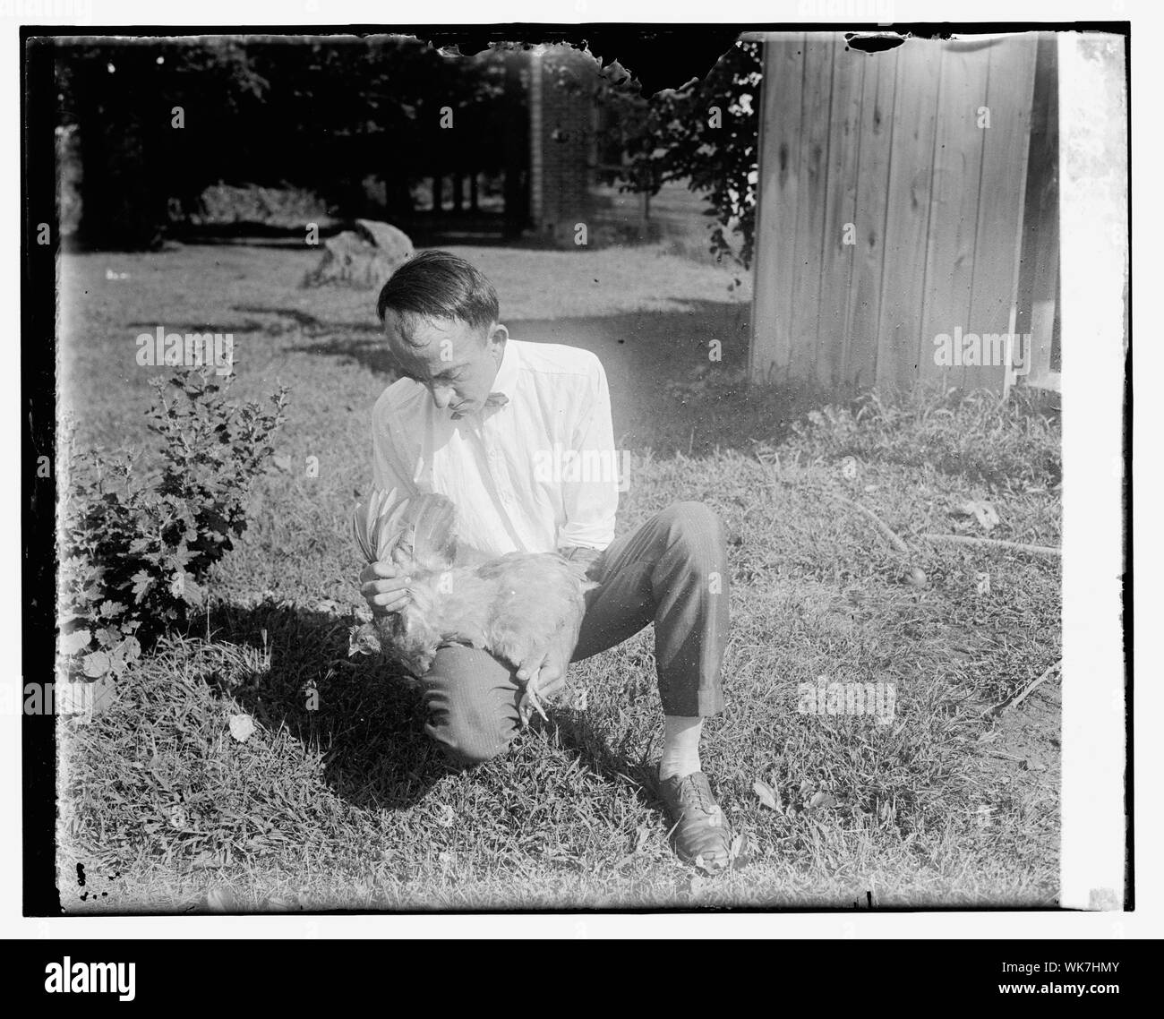 J.J. Culver of Ag. Ex. Station, Vienna, Va., studying lice, 9/18/25 ...