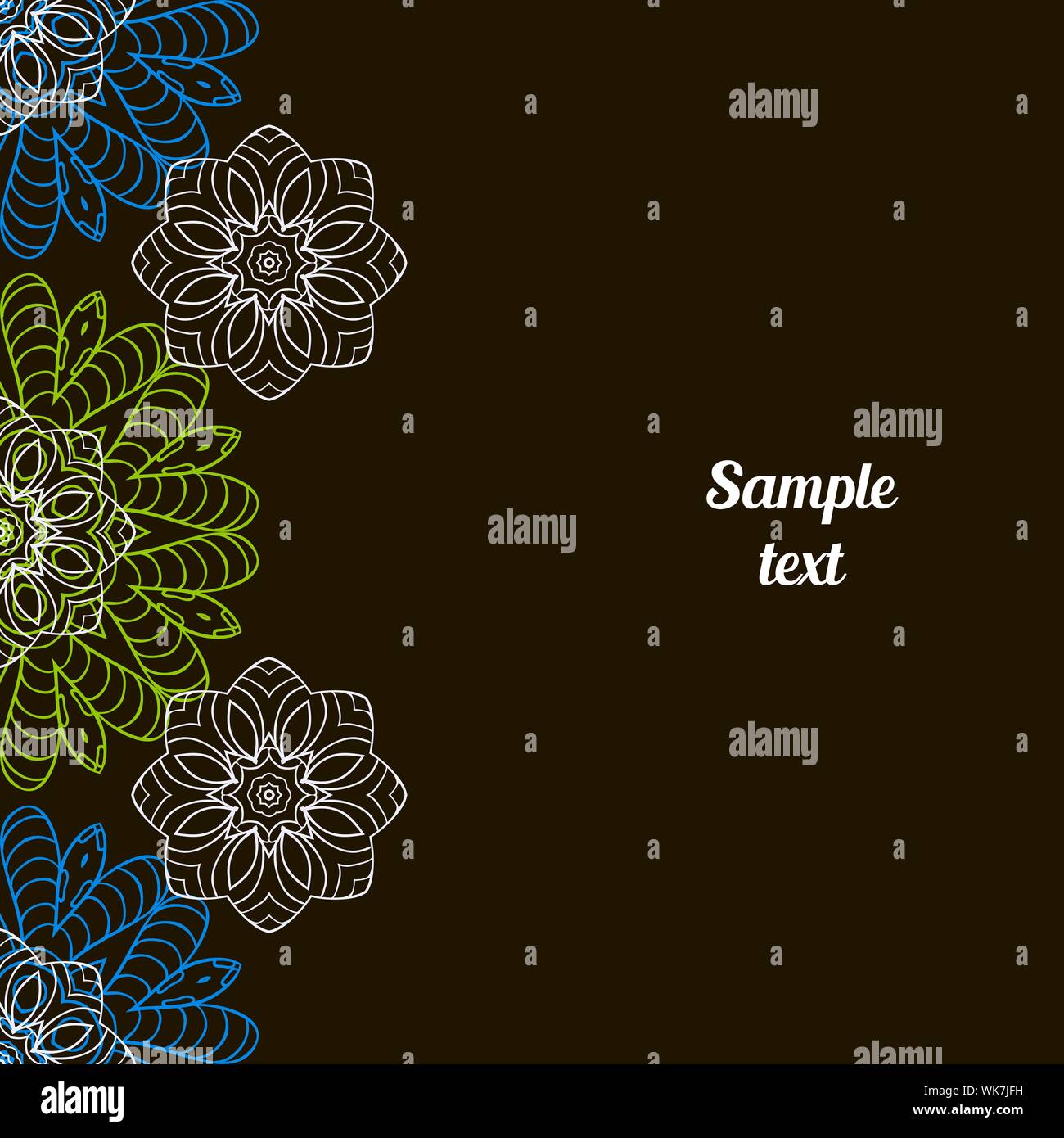 Black white image persian Stock Vector Images - Alamy