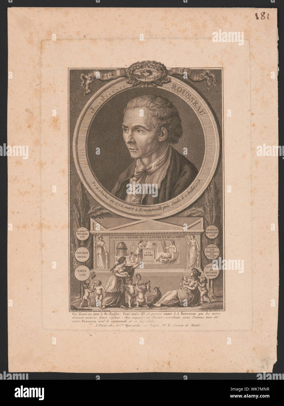 J j rousseau hi-res stock photography and images - Alamy