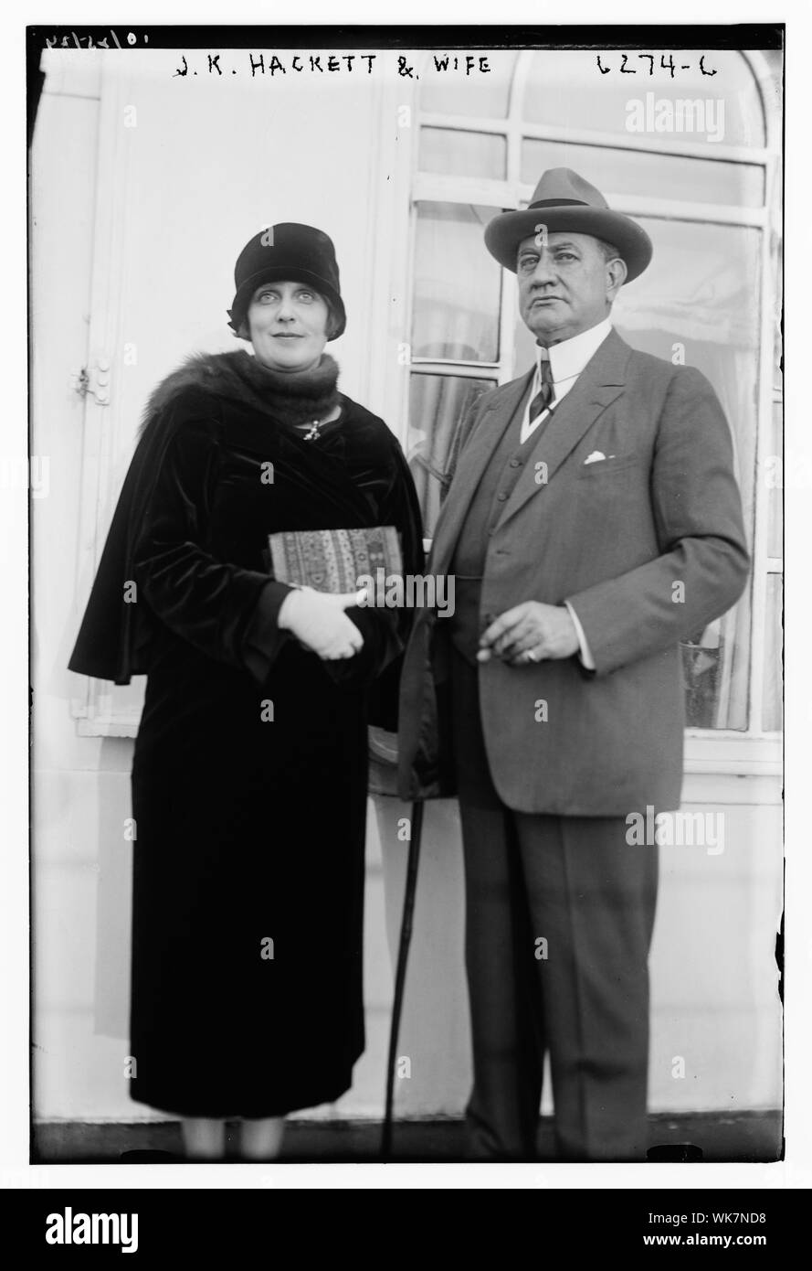 J.K. Hackett and wife Stock Photo - Alamy