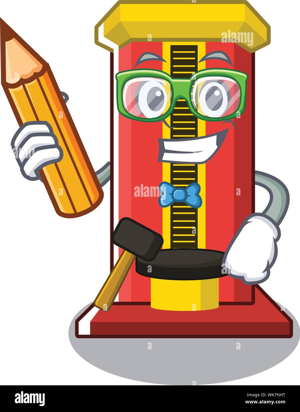 Student hammer game machine in the cartoon Stock Vector Image & Art - Alamy