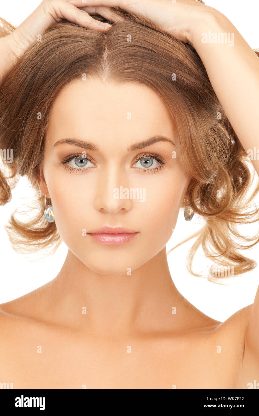 beautiful woman with long hair Stock Photo - Alamy