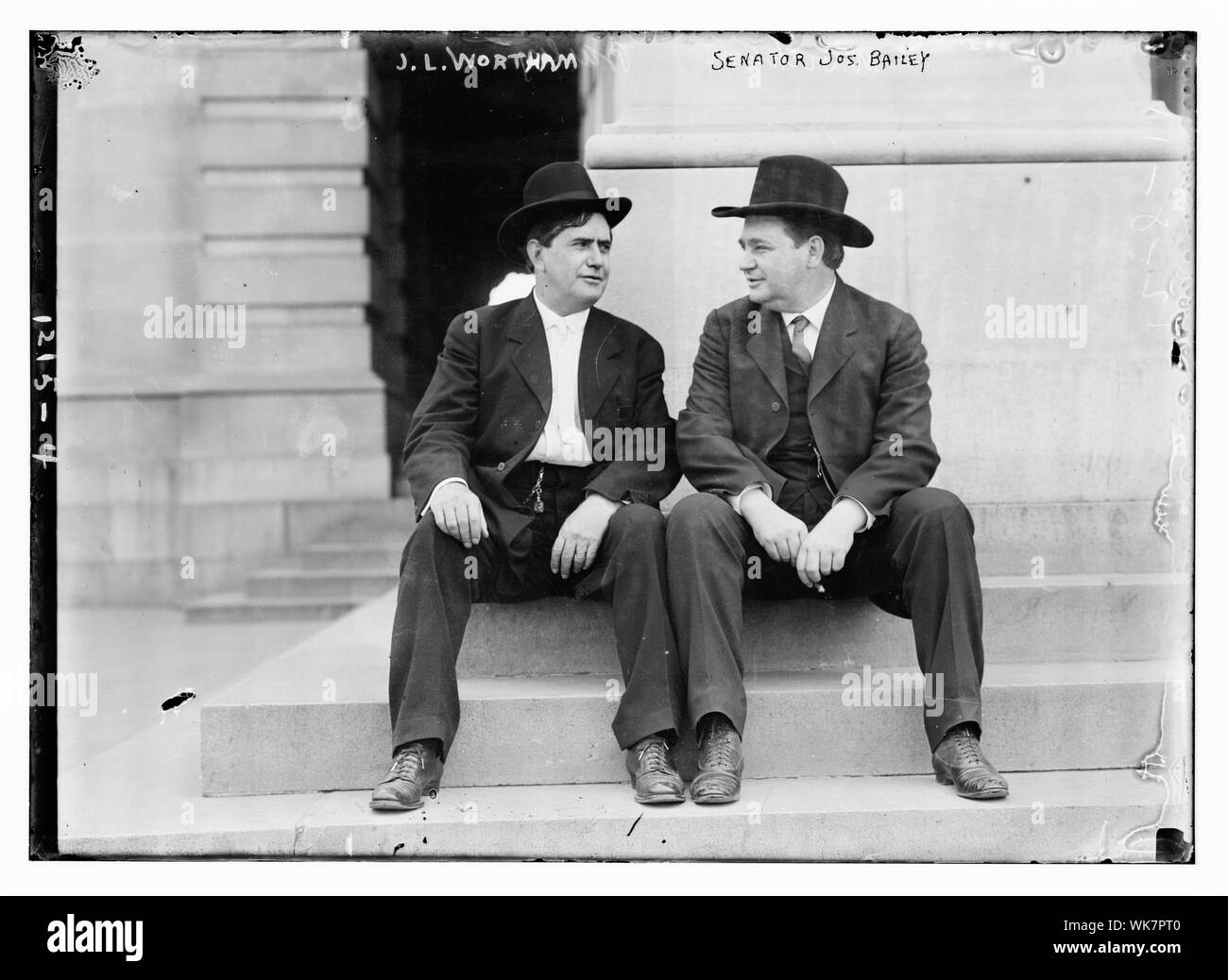 J.L. Wortham (left) and Senator Joe Bailey Stock Photo - Alamy