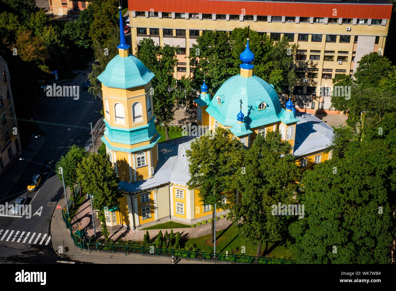 Latvia: Riga. Annunciation of Our Most Holy Lady Church, an Orthodox ...