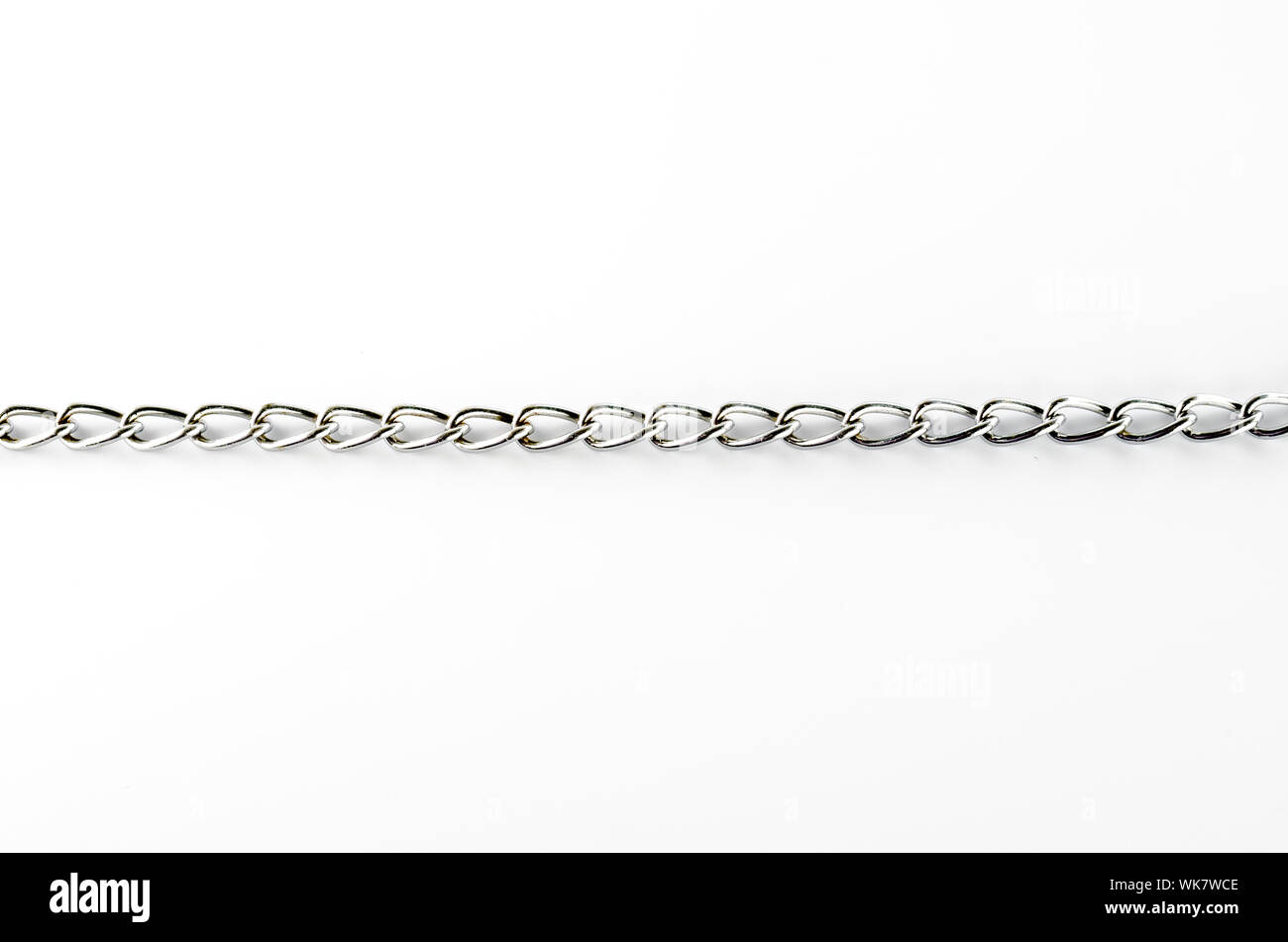 chain on a white background Stock Photo - Alamy