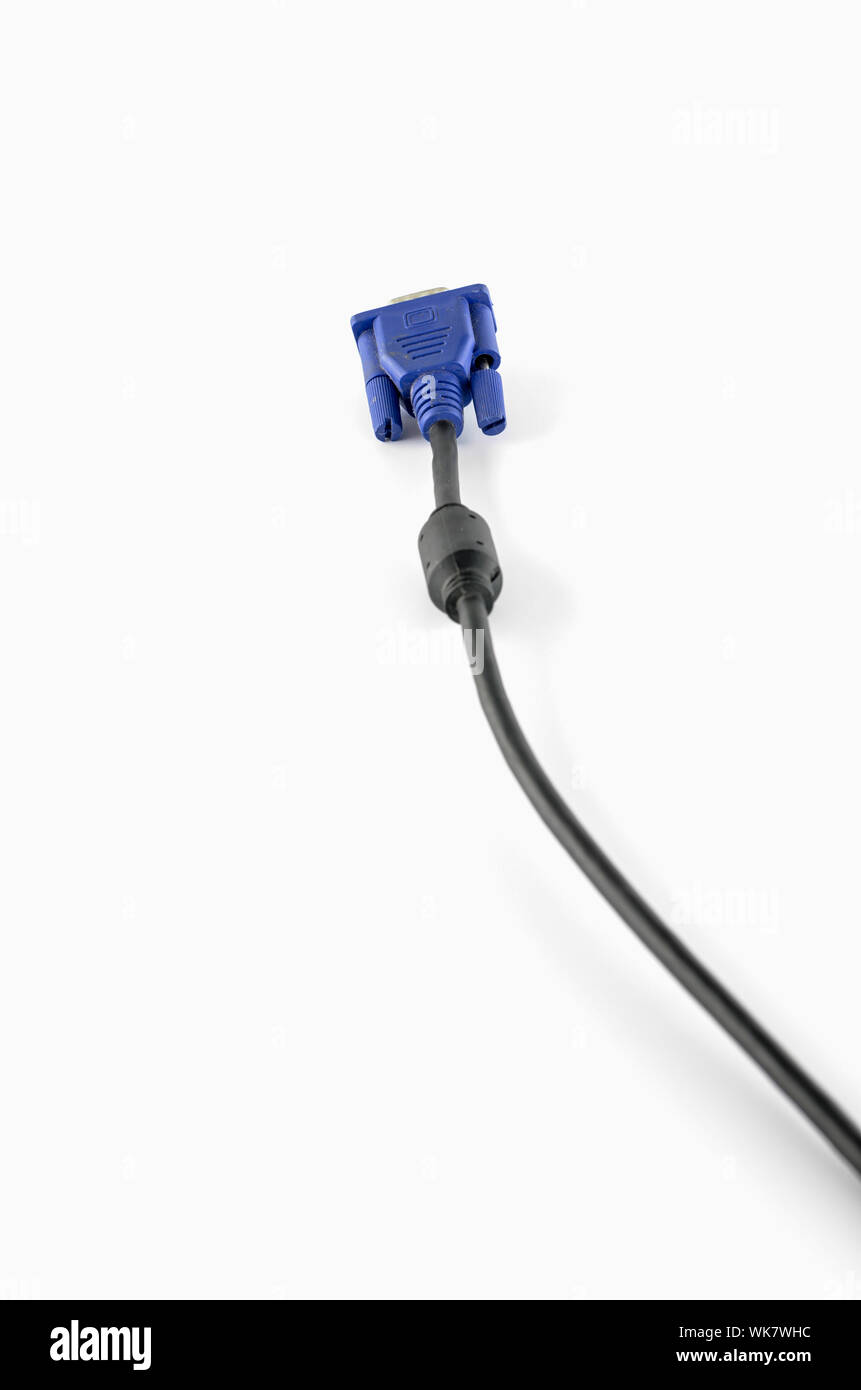 Vga cable Cut Out Stock Images & Pictures - Alamy