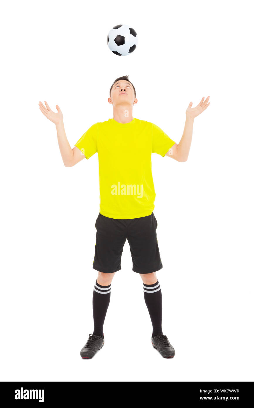 Falling soccer ball hi-res stock photography and images - Alamy