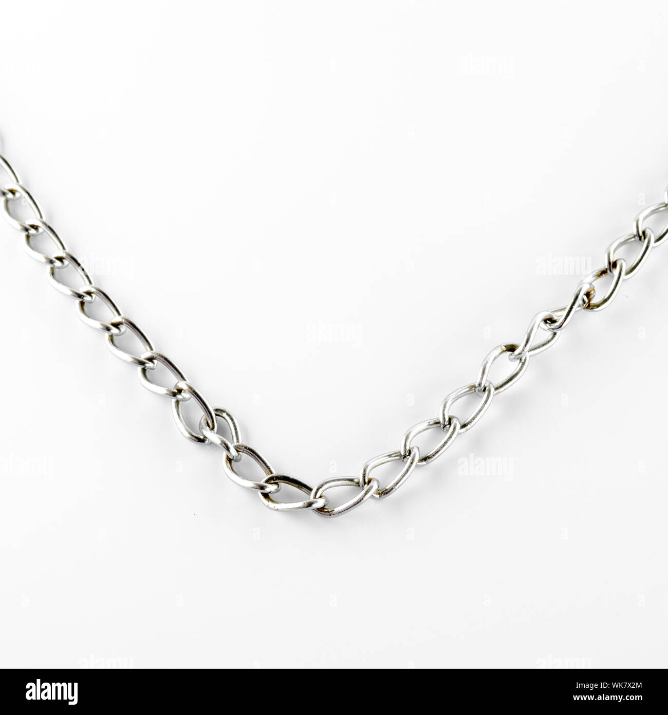 chain on a white background Stock Photo - Alamy