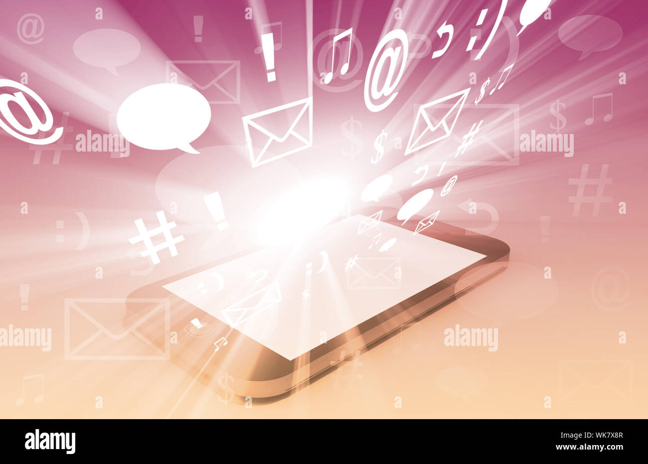 Smartphone Apps and Multimedia Content as Concept Stock Photo - Alamy
