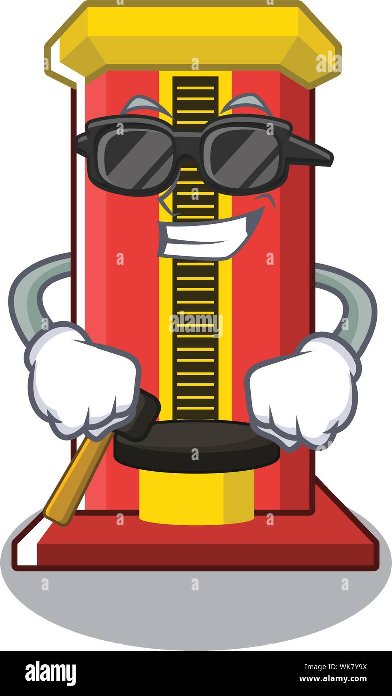 Super cool hammer game machine in the cartoon Stock Vector Image & Art ...
