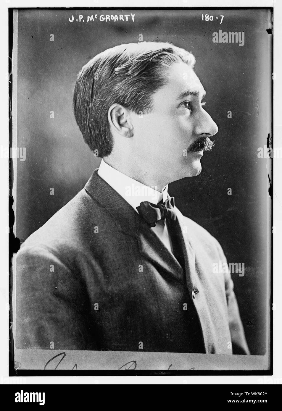 J.P. McGroarty, profile portrait Stock Photo - Alamy