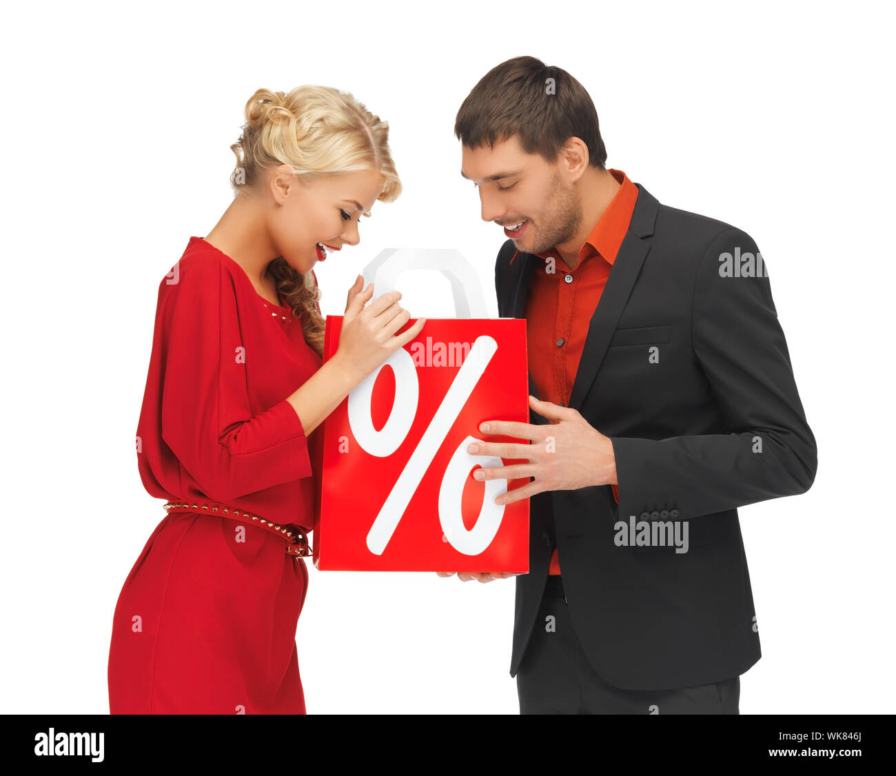 Woman percent not shopping hi-res stock photography and images - Alamy
