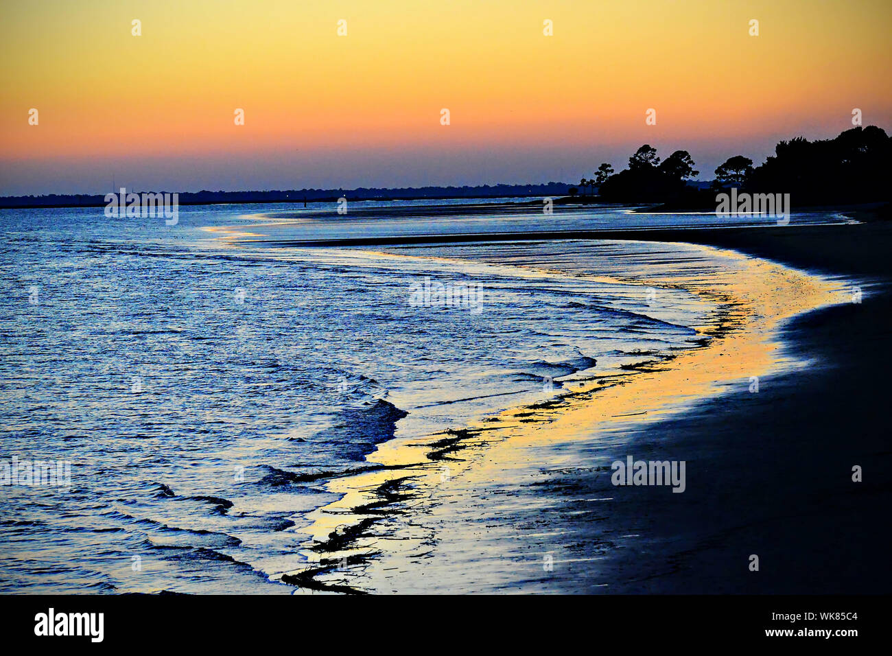 Moody beach scene hi-res stock photography and images - Alamy
