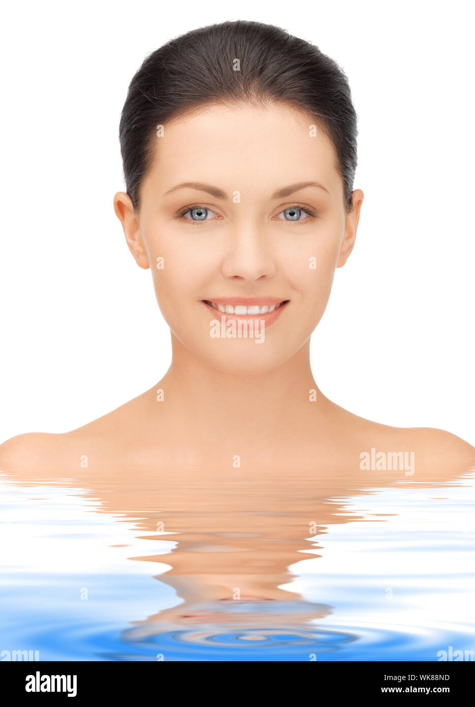 beautiful woman in water Stock Photo - Alamy