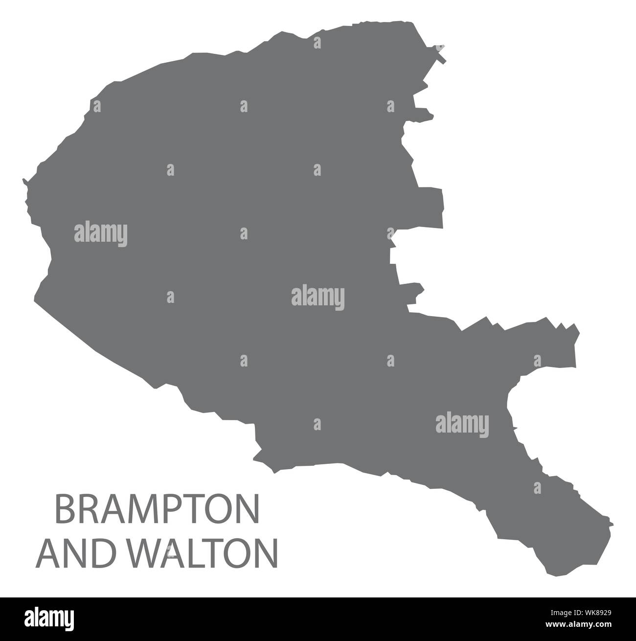 Map of brampton Stock Vector Images - Alamy