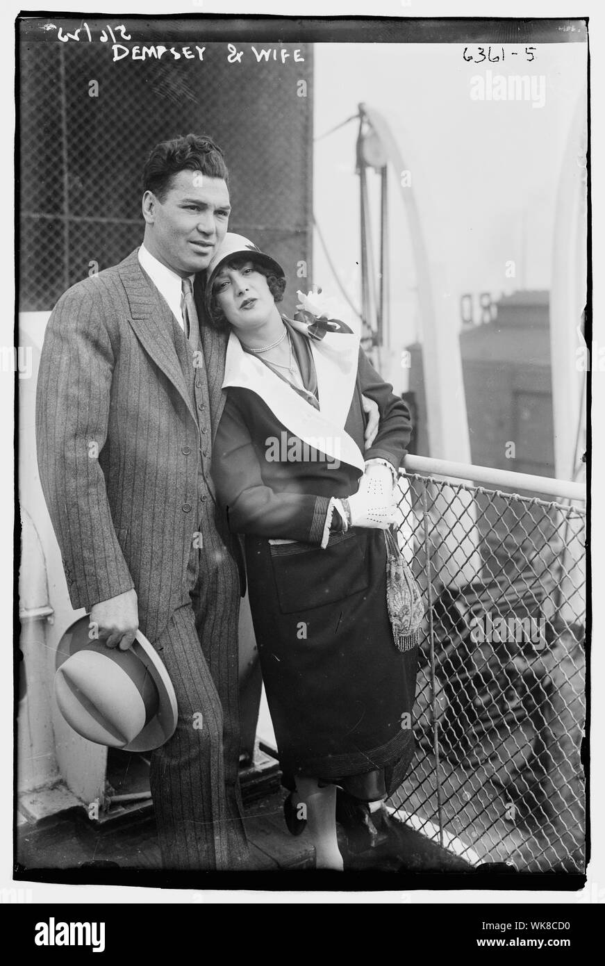 Jack Dempsey & wife Stock Photo - Alamy