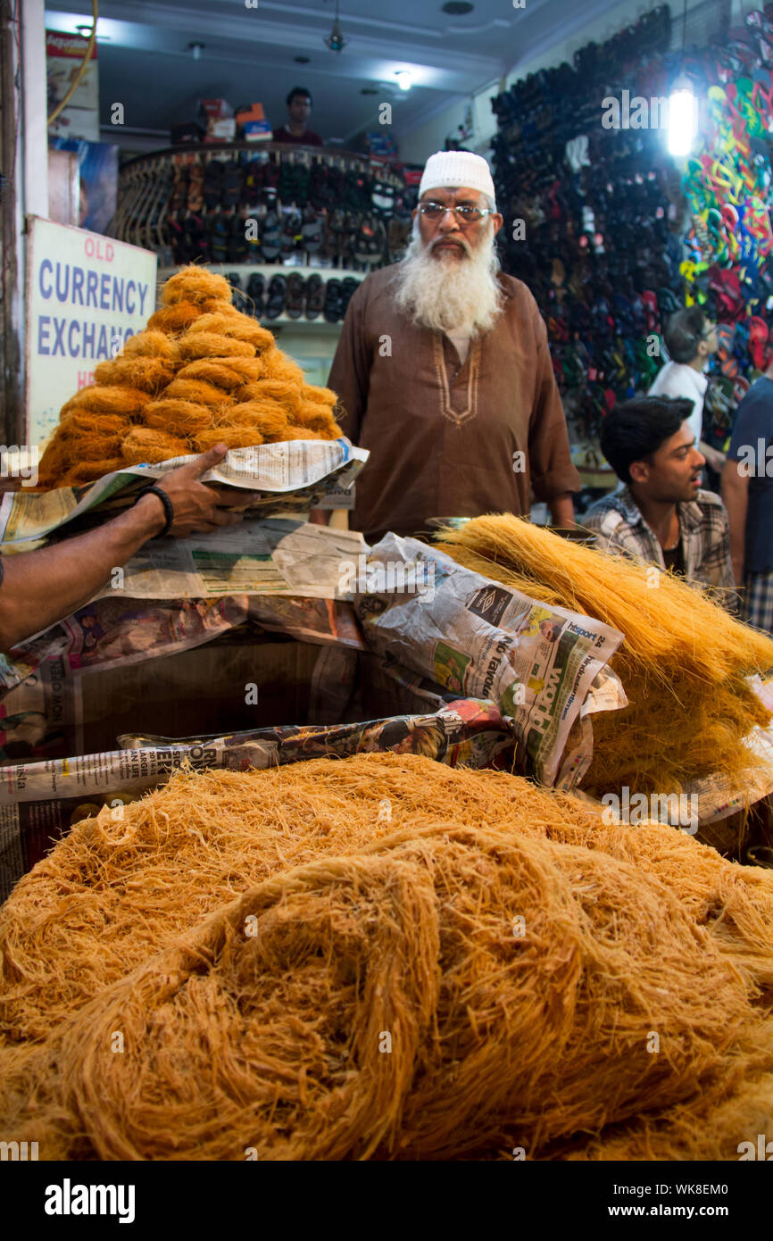 Sevai at a market stall, New Delhi, India Stock Photo - Alamy