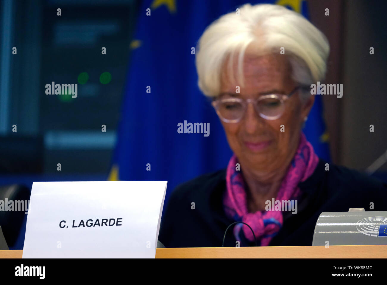 Brussels, Belgium. 4th Sep. 2019. Christine Lagarde, President ...