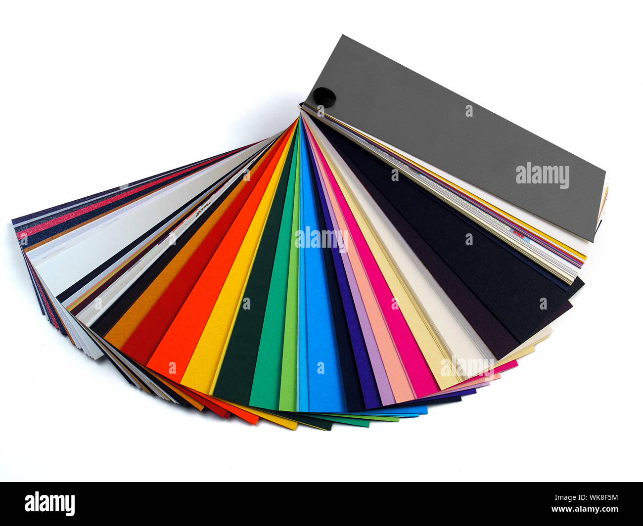 Paper samples for business cards Stock Photo - Alamy
