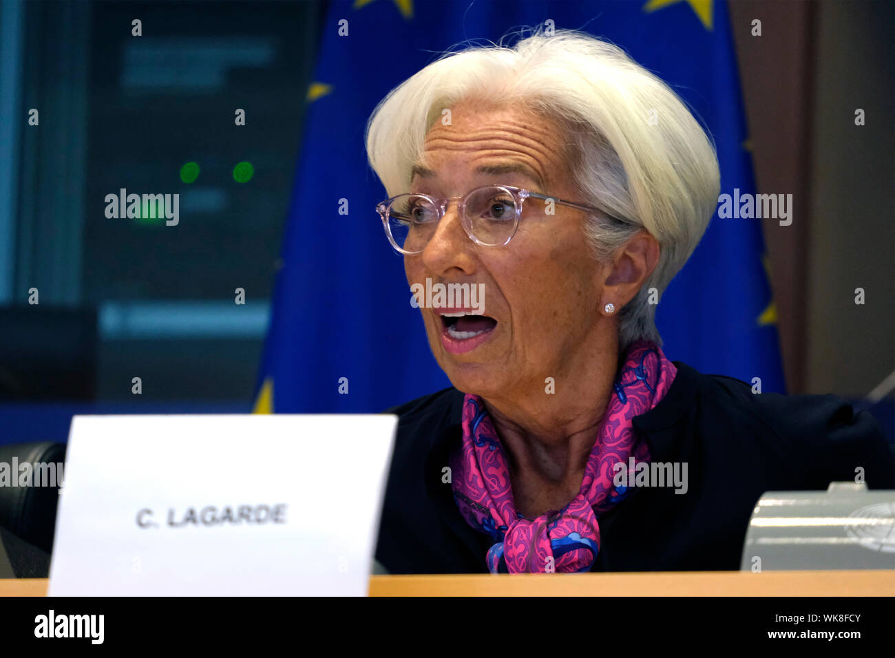 Brussels, Belgium. 4th Sep. 2019. Christine Lagarde, President ...