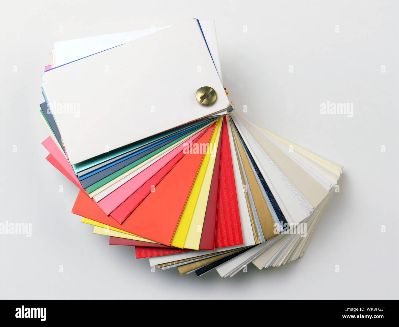 Paper samples for business cards Stock Photo - Alamy