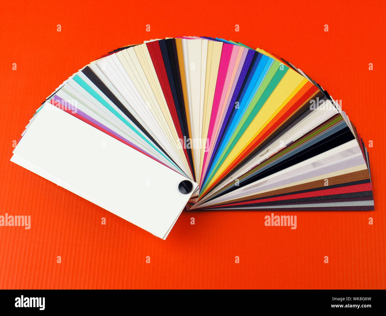 Paper samples for business cards Stock Photo - Alamy