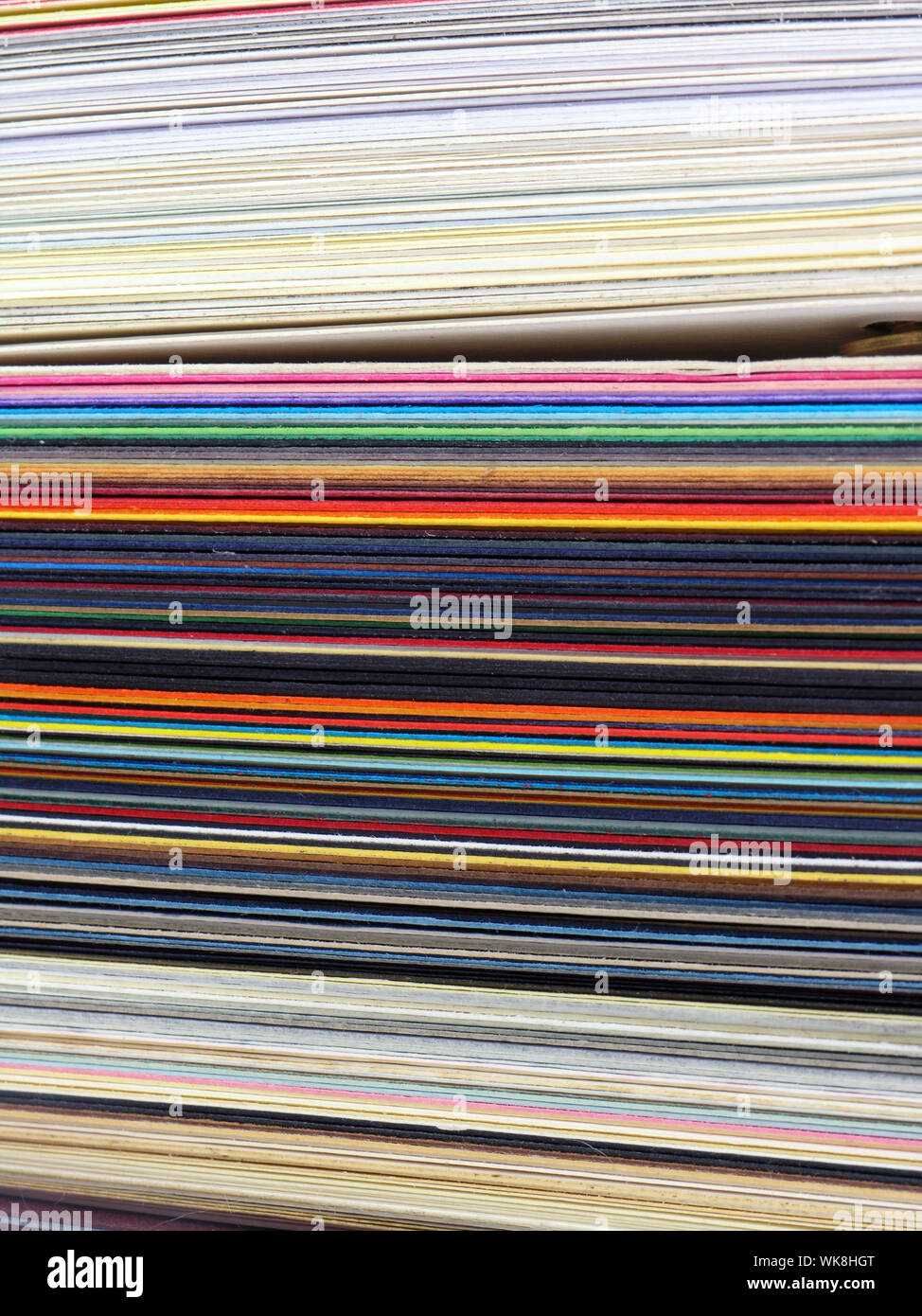 Paper samples on white bakground Stock Photo - Alamy
