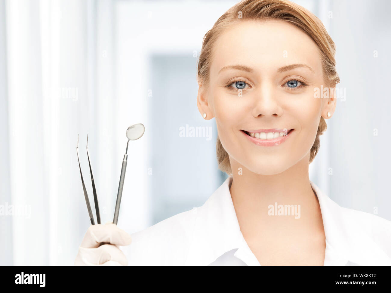 dentist with tools Stock Photo - Alamy