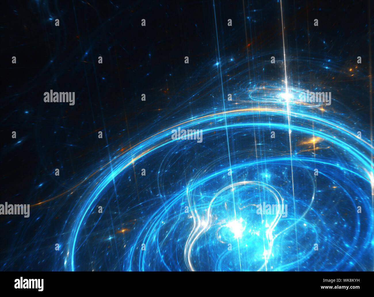 Abstract color dynamic background with lighting effect. Fractal art ...