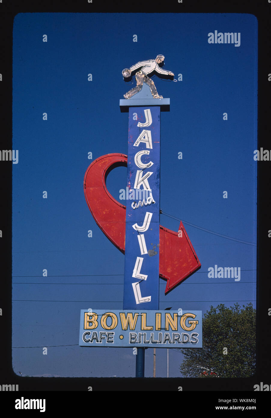 Jack and jill bowling sign hi-res stock photography and images - Alamy
