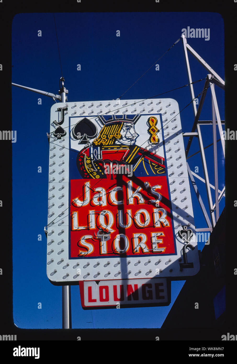 Jack's Liquor sign, Central Avenue, Albuquerque, New Mexico Stock Photo ...