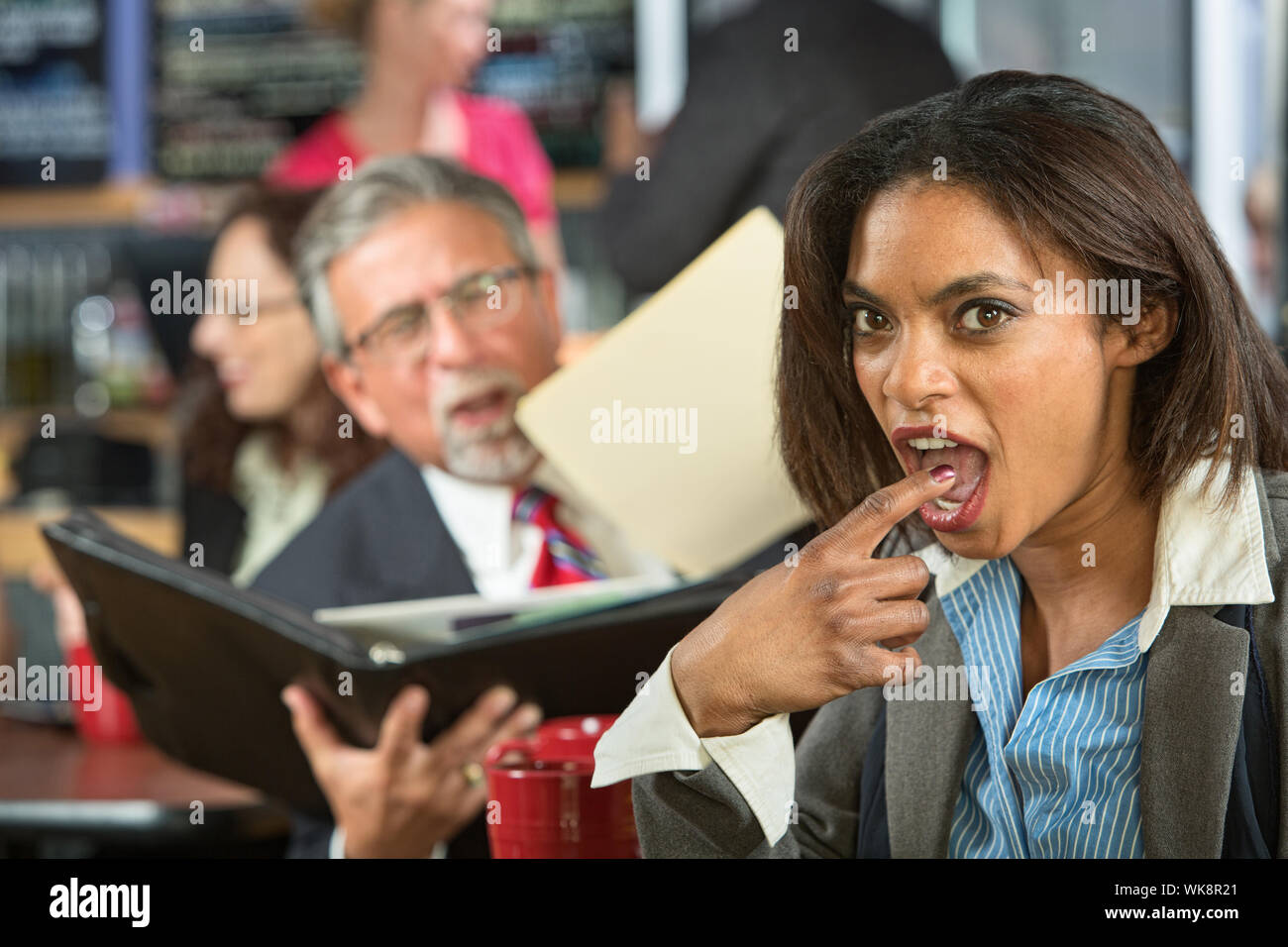 Woman disgusted man hi-res stock photography and images - Alamy