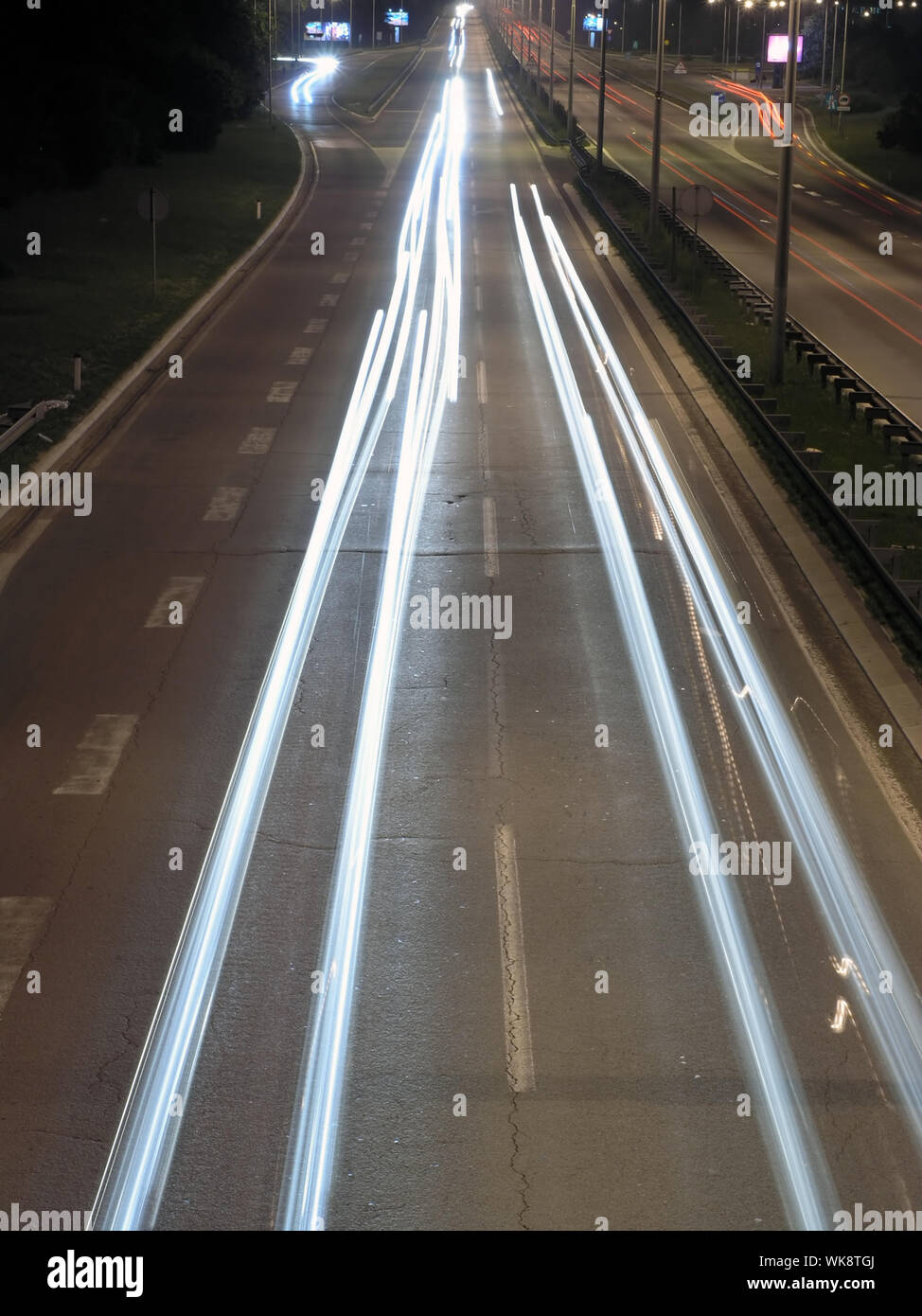 Trucks night trafic hi-res stock photography and images - Alamy