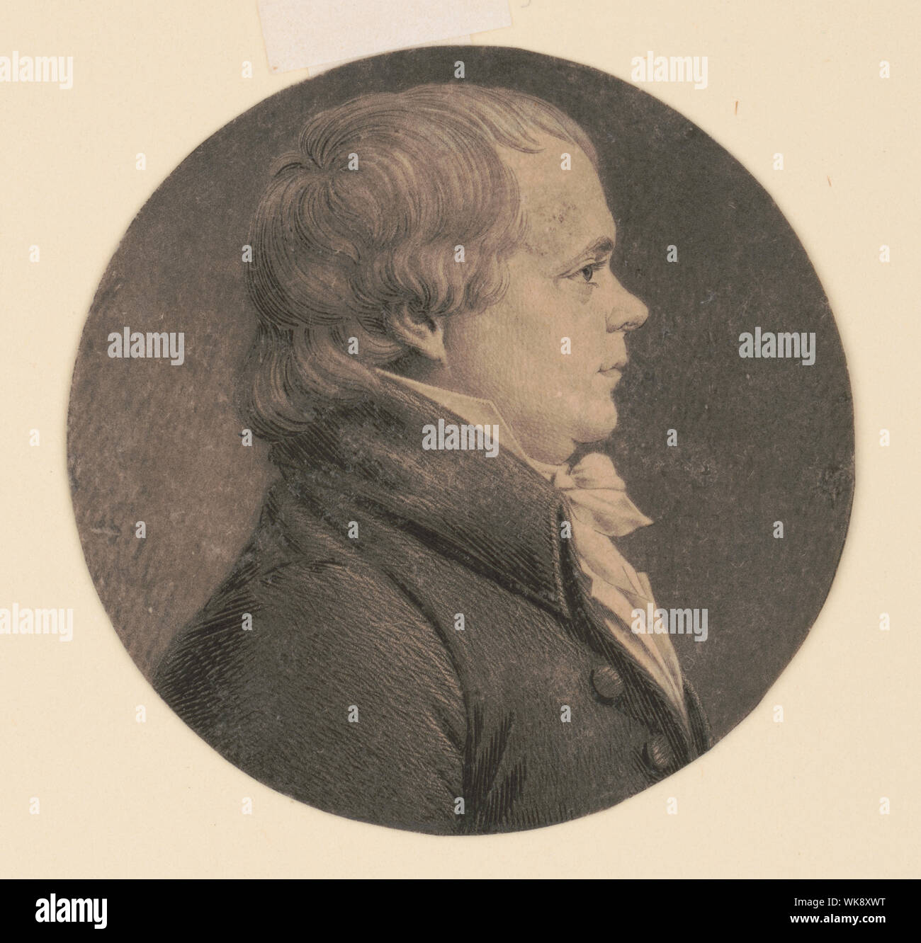 Jacob Kinney, head-and-shoulders portrait, right profile Stock Photo ...