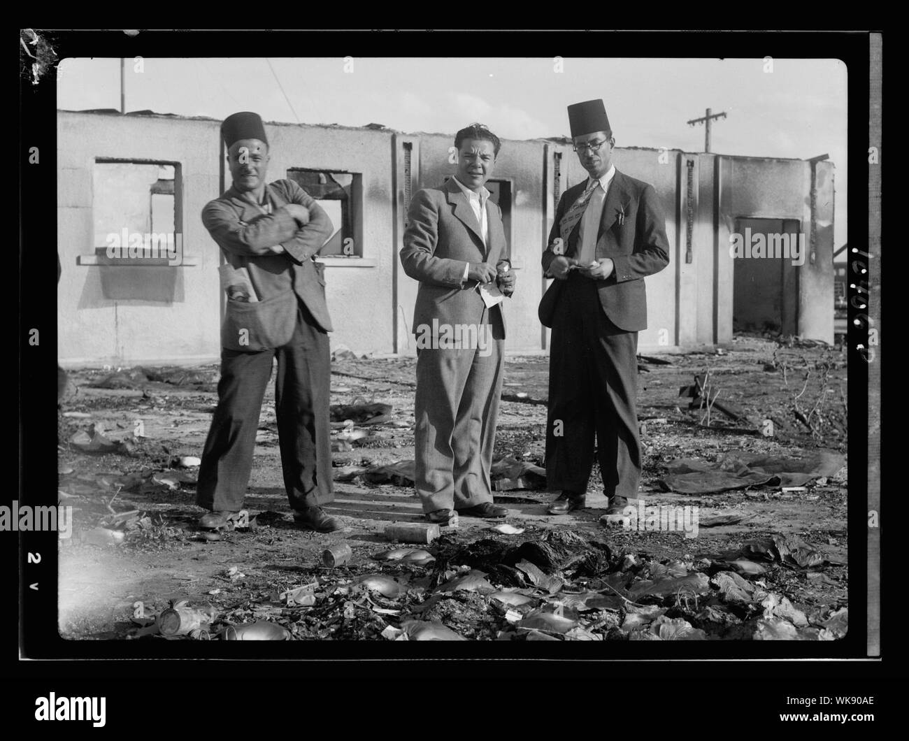 Jacob Simon in Lydda & interviewing Eth. i.e., Ethiopian consul Stock ...