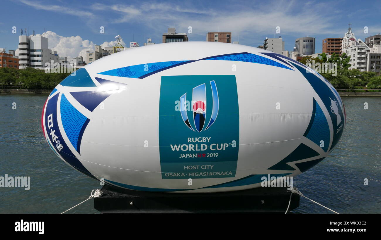 Giant rugby ball hi-res stock photography and images - Alamy